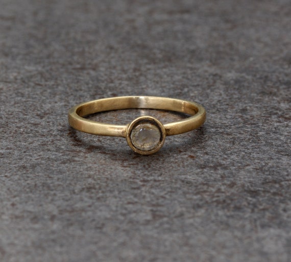Tiny Golden Rutile Ringhandmade Ringvintage Ringunique - Etsy
