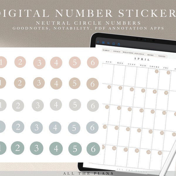 Neutral Stickers - Etsy