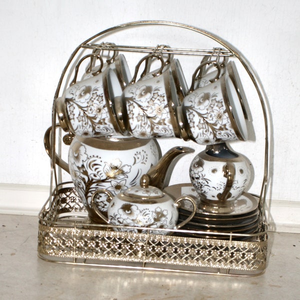 Silver Tea Set - Etsy