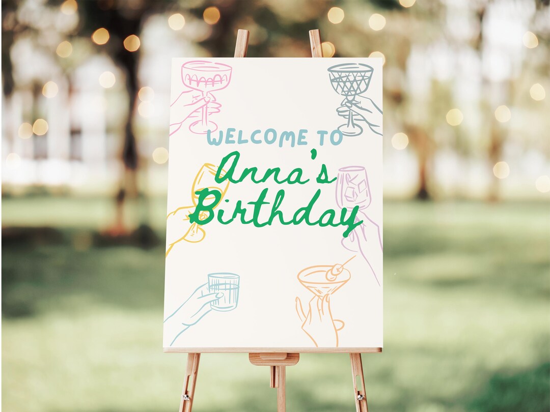 Cutesy Coquette Welcome Sign Custom Foam Board Party Decor 5x7, 18x24 ...