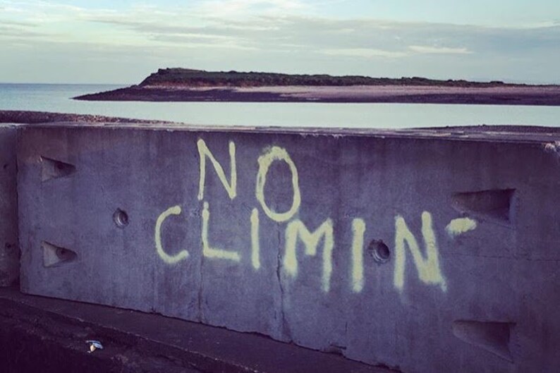 No Climin Framed Street Art Print - Etsy