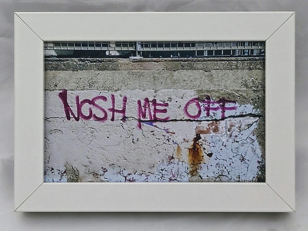Nosh Me off - Framed Street Art Print - Etsy