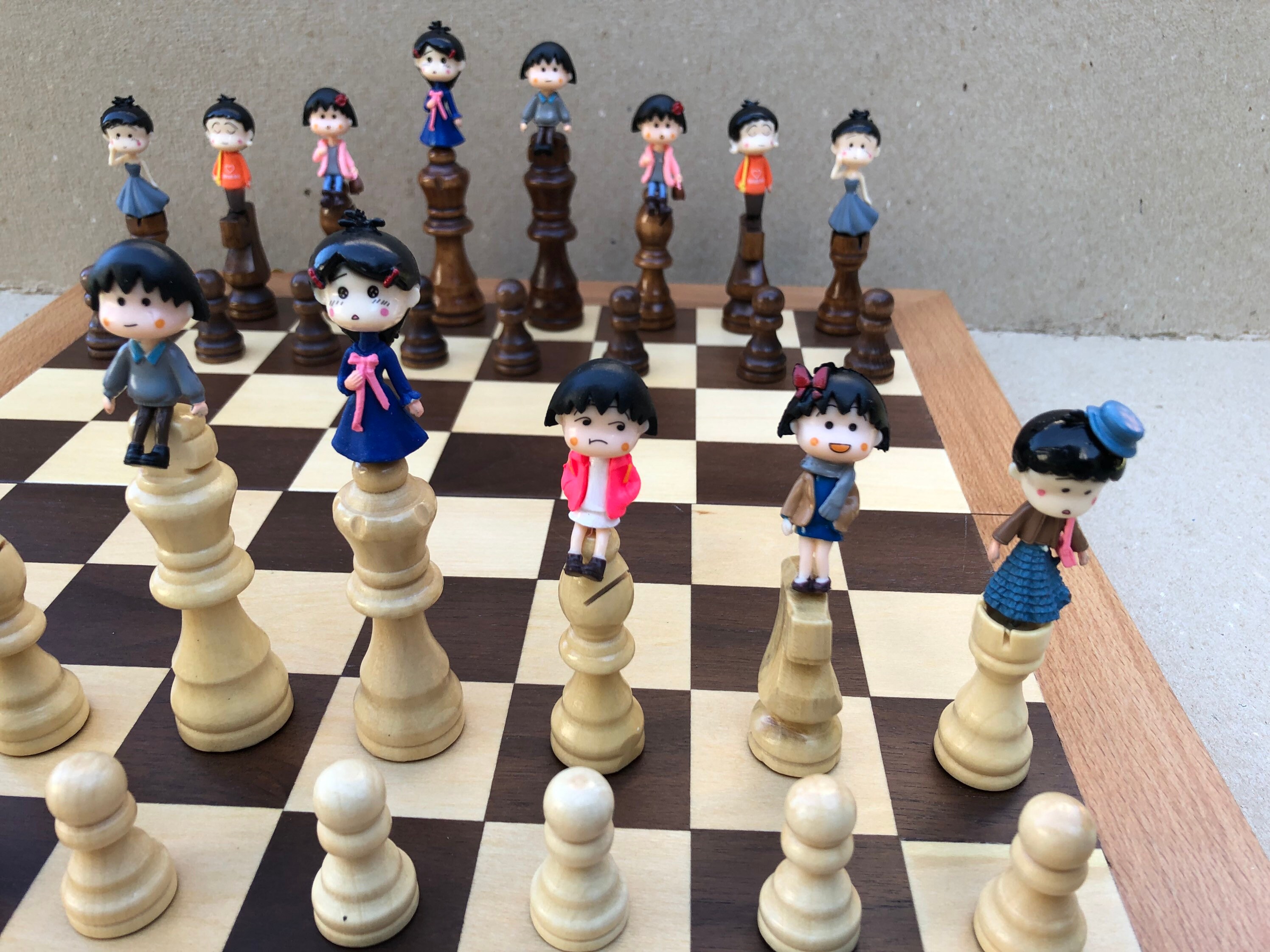 Chibi Maruko Chan Chess Set - Etsy UK