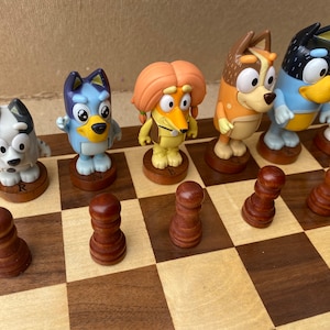 4 Bluey Chess Set - NEW - Etsy