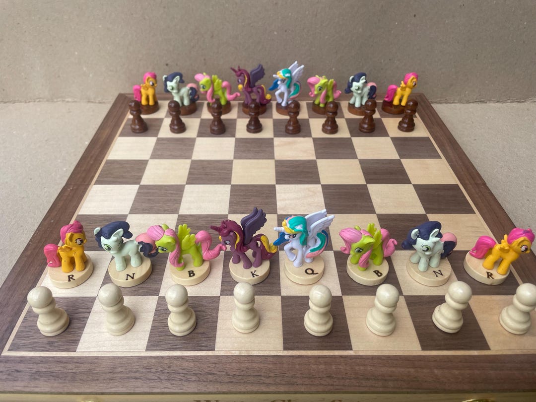 My Little Pony Chess Set 1 - Etsy UK