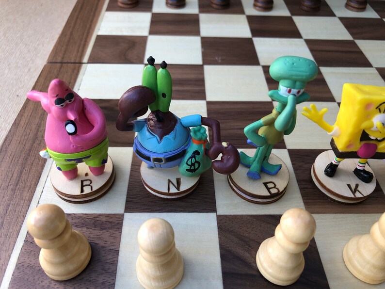 Sponge Bob Chess Set - Etsy