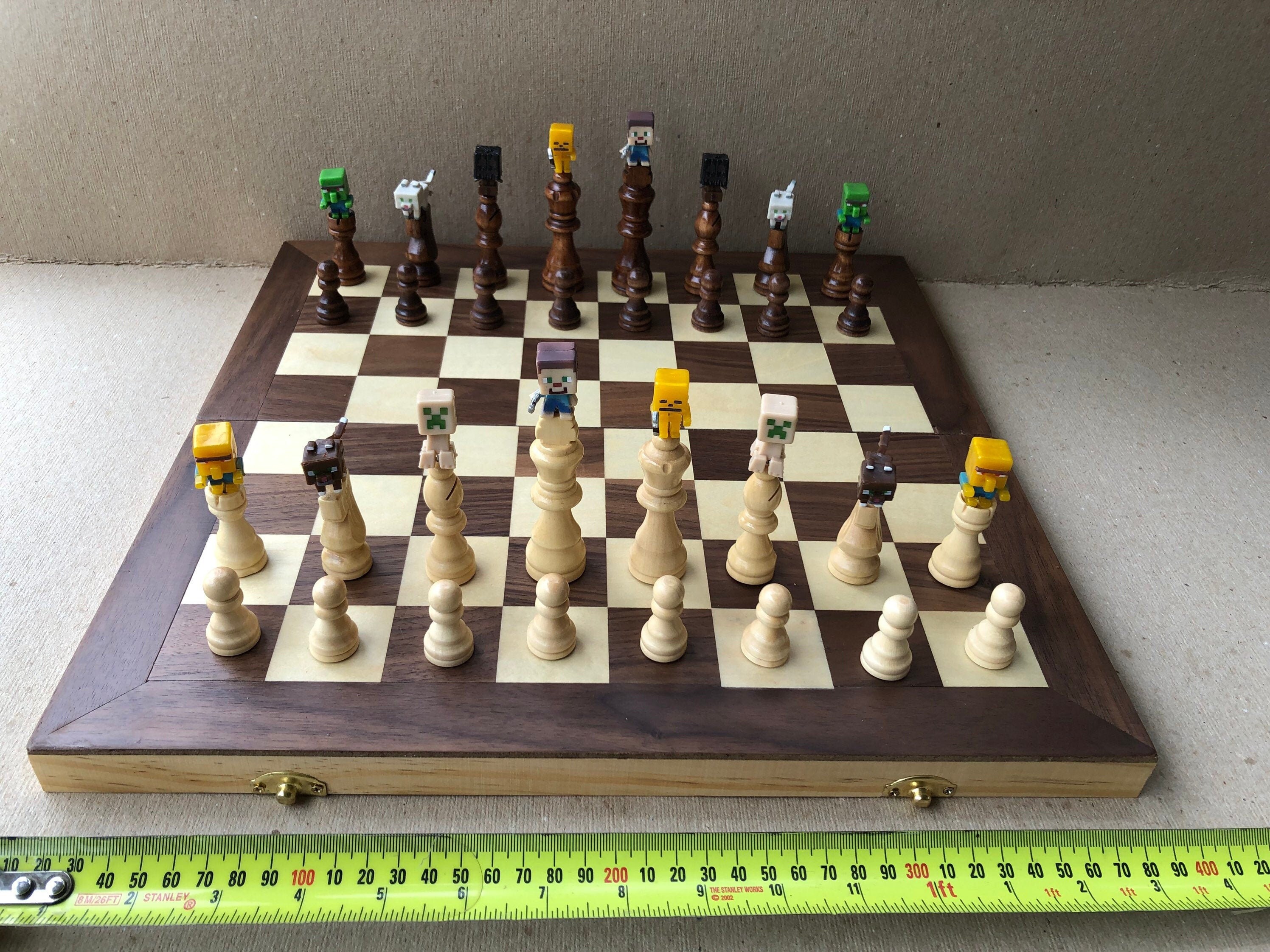 Minecraft Chess Set - Etsy Canada