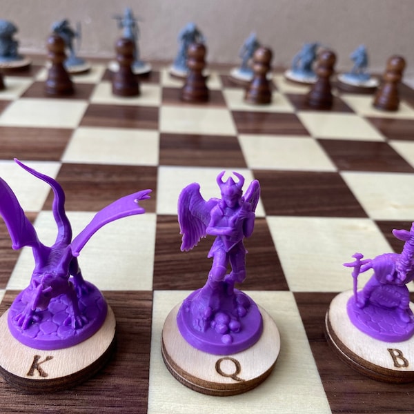 Dungeons and Dragons Chess Set - Etsy