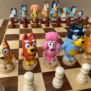 4 Bluey Chess Set - NEW - Etsy