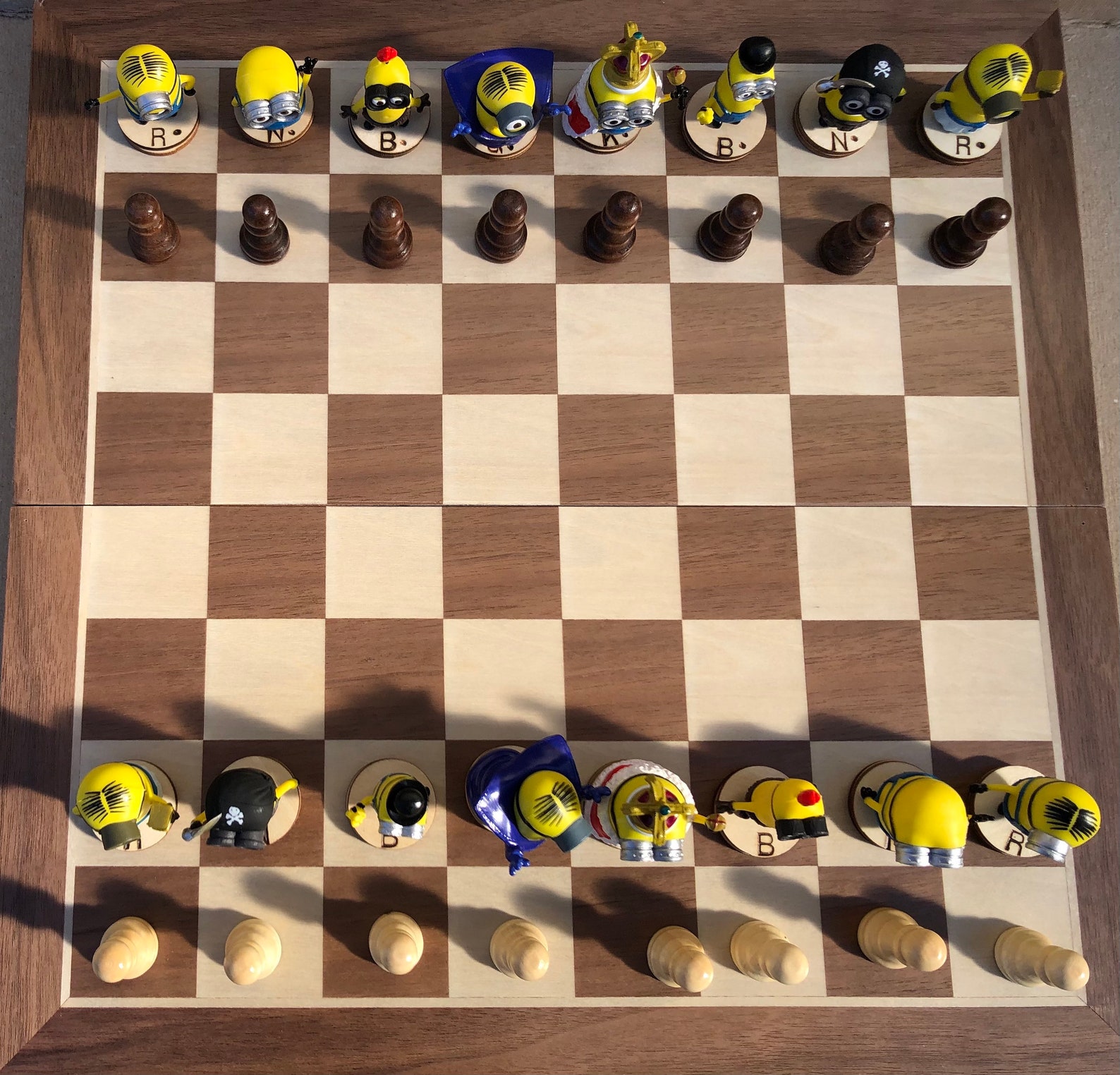 Hand Made Minions Chess Set - Etsy
