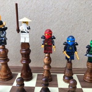 Ninja 4 Block Chess Set - Etsy