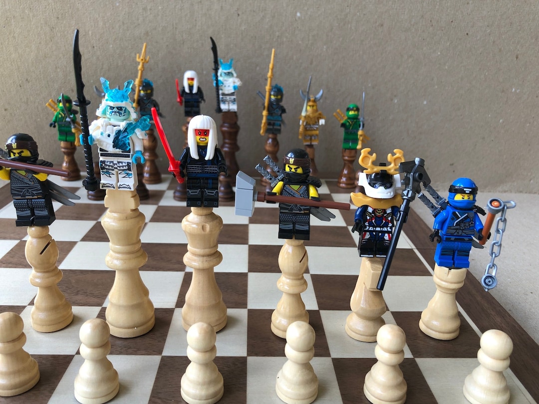 Ninja 7 Block Chess Set - Etsy