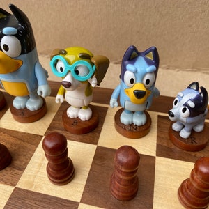 4 Bluey Chess Set - NEW - Etsy
