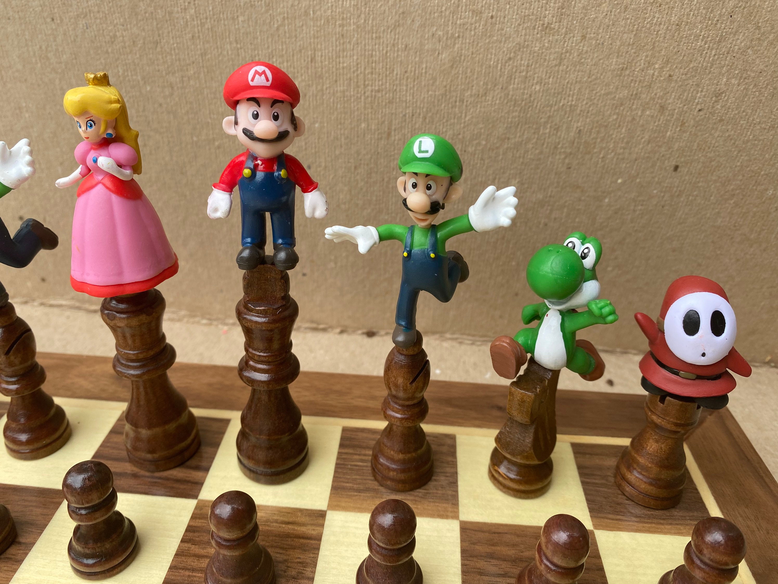 Star Wars V Mario Chess Set - Etsy