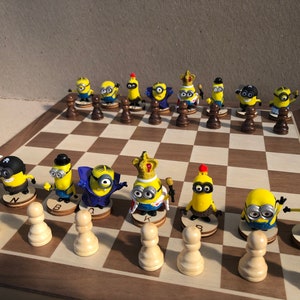 Hand Made Minions Chess Set - Etsy