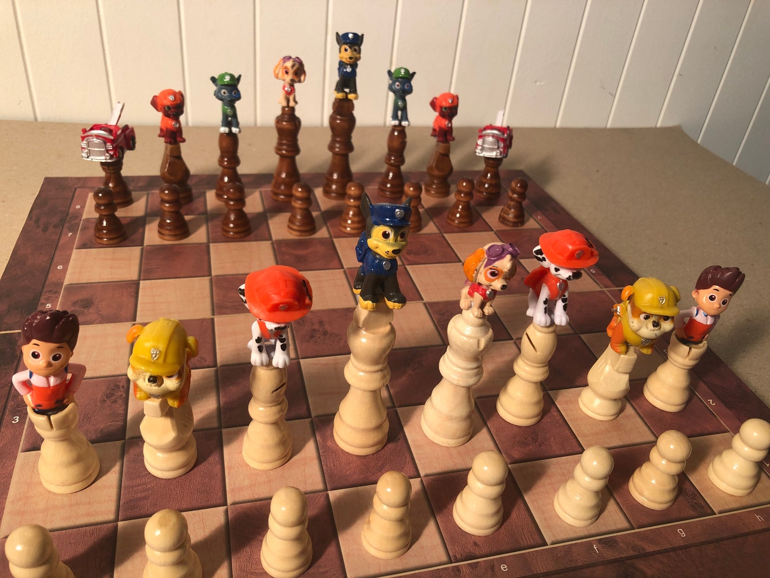Paw Patrol Chess Set Etsy