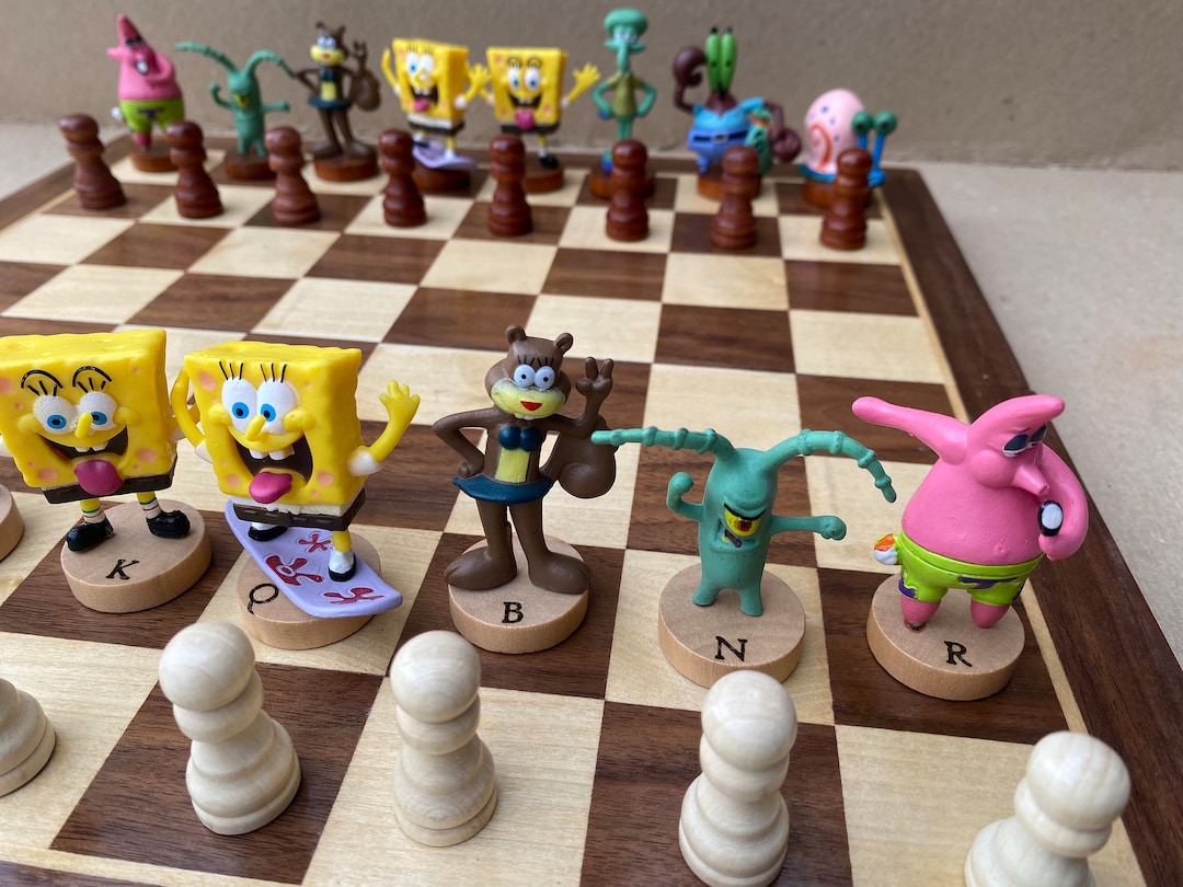 Sponge Bob Chess Set - Etsy