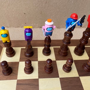 Among Us 3 Chess Set - Etsy