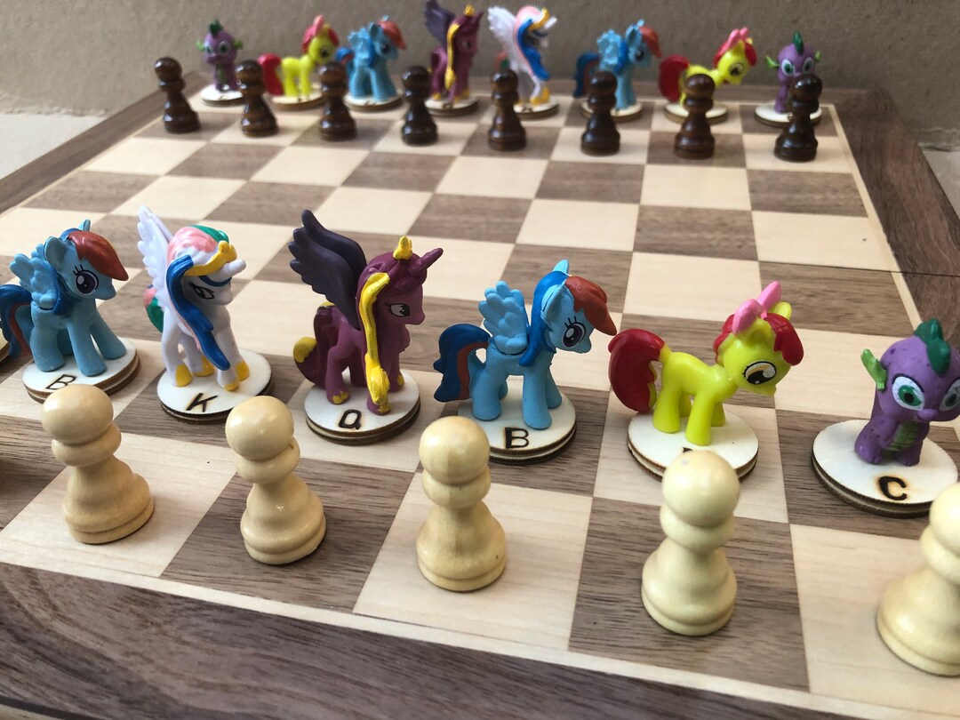 My Little Pony Chess Set - Etsy UK