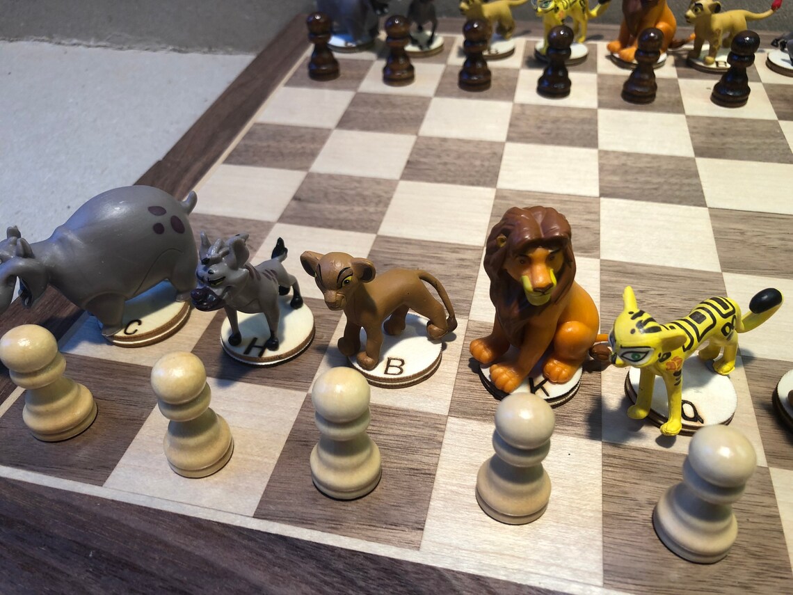 Lion King Chess Set - Etsy