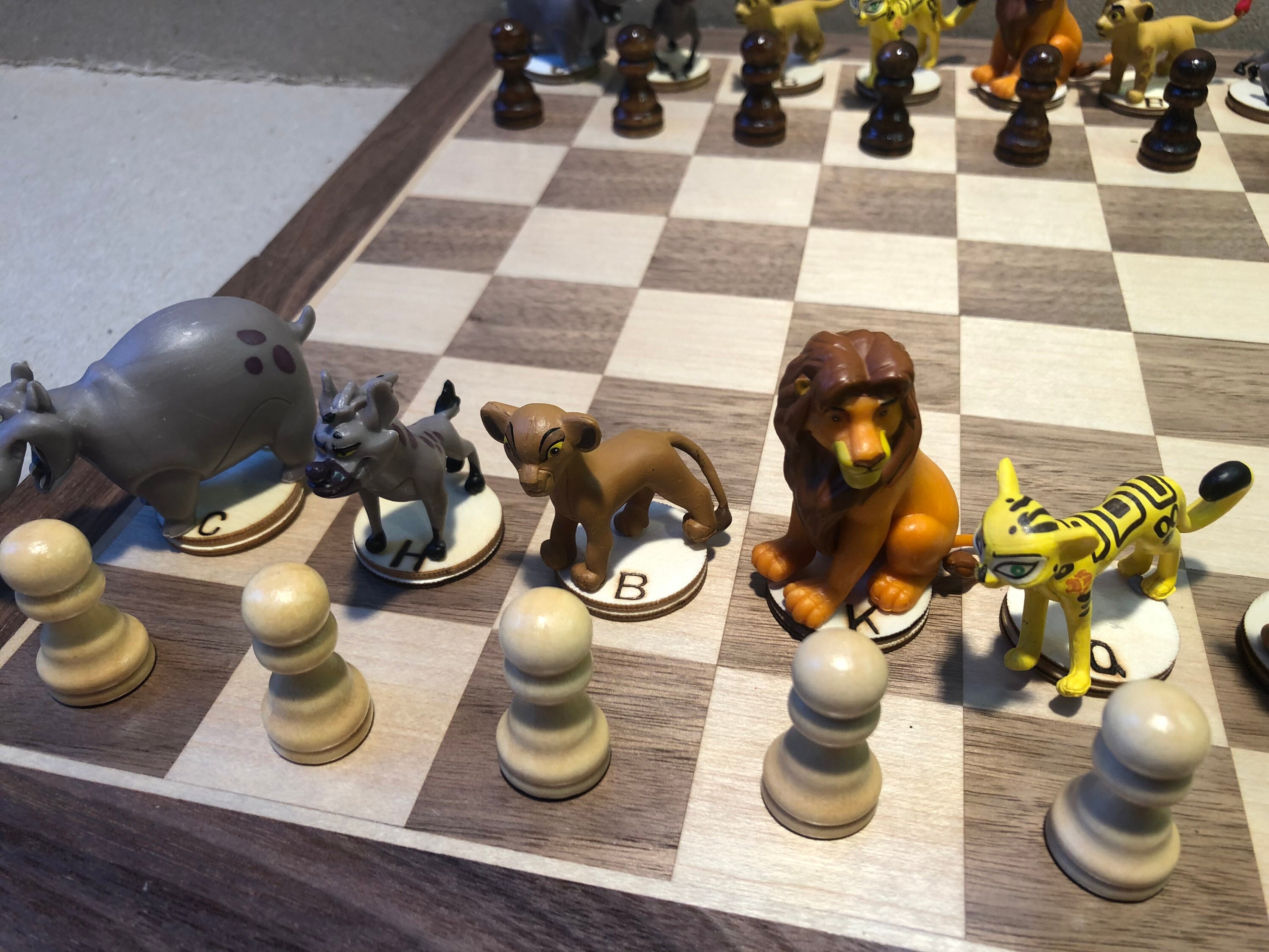 Lion King Chess Set - Etsy