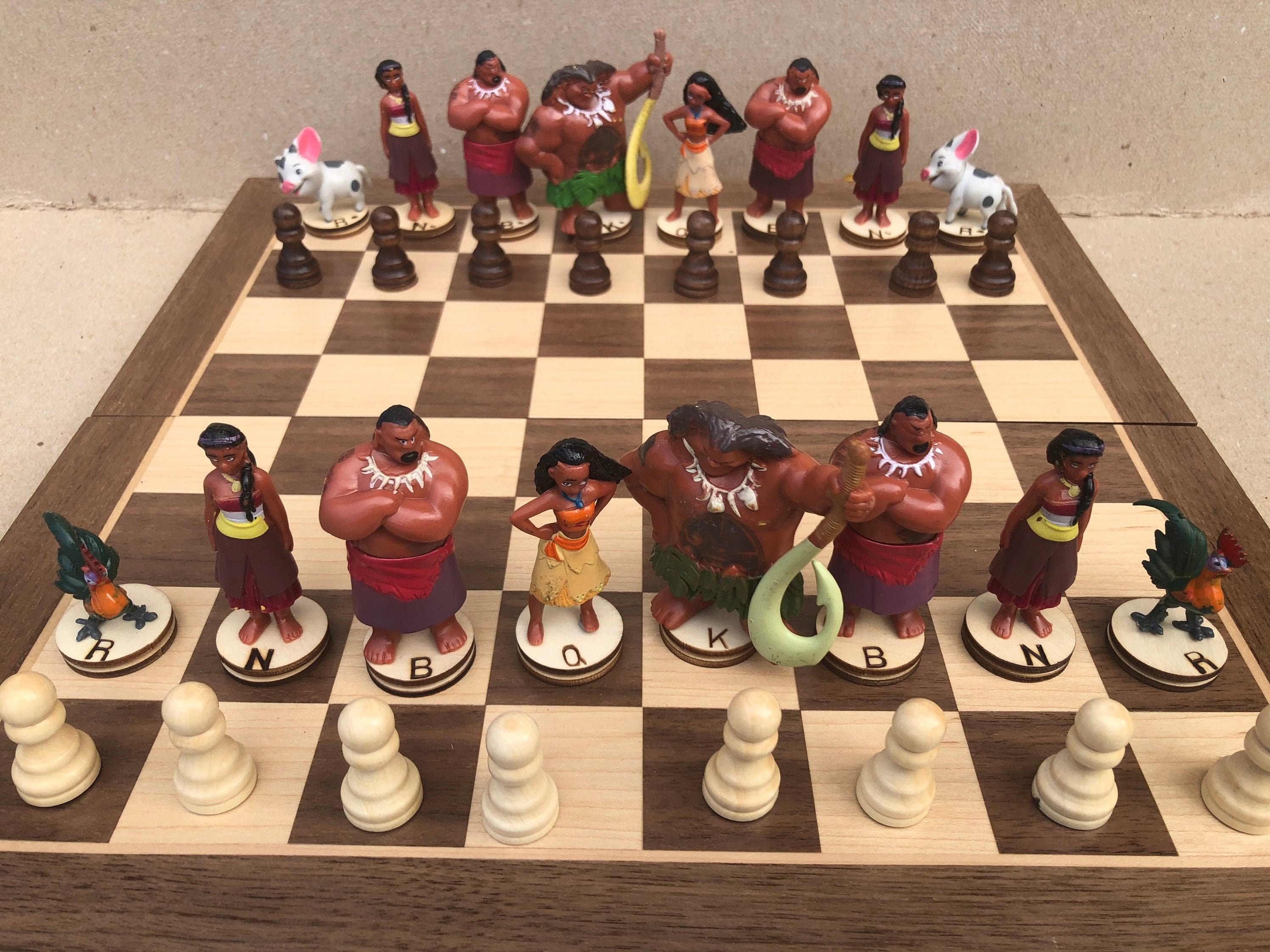 Moana Small Chess Set - Etsy