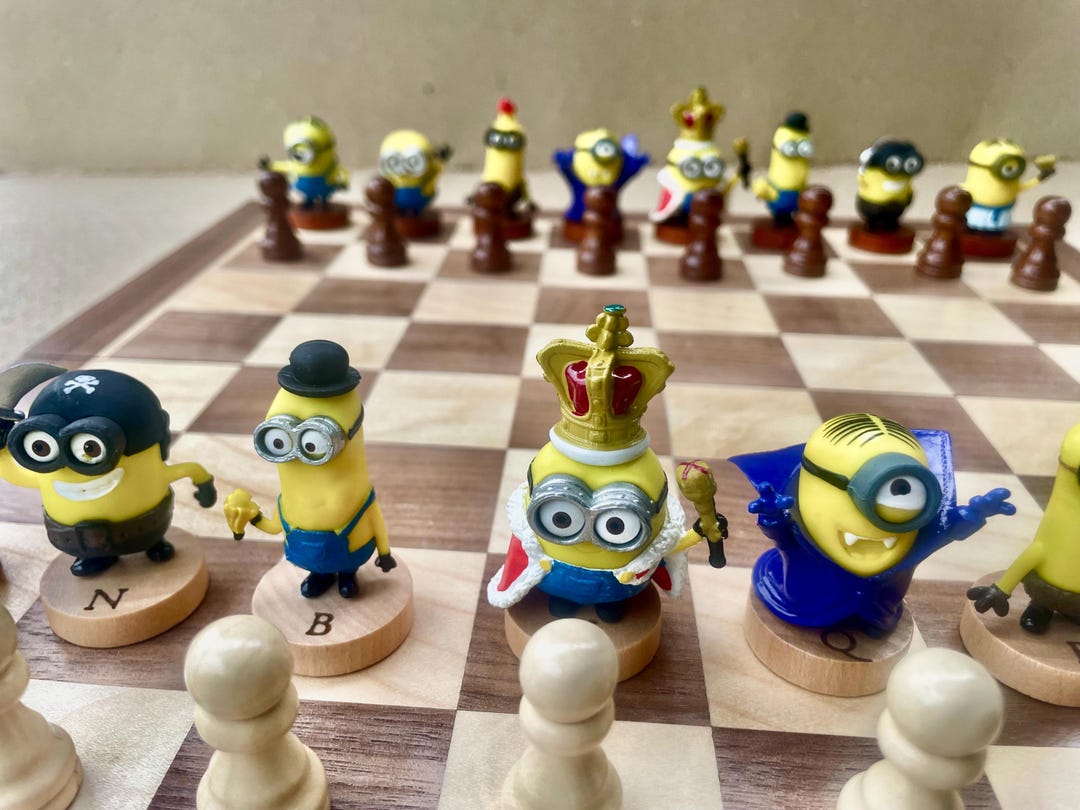 Hand Made Minions Chess Set - Etsy