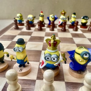 Hand Made Minions Chess Set - Etsy