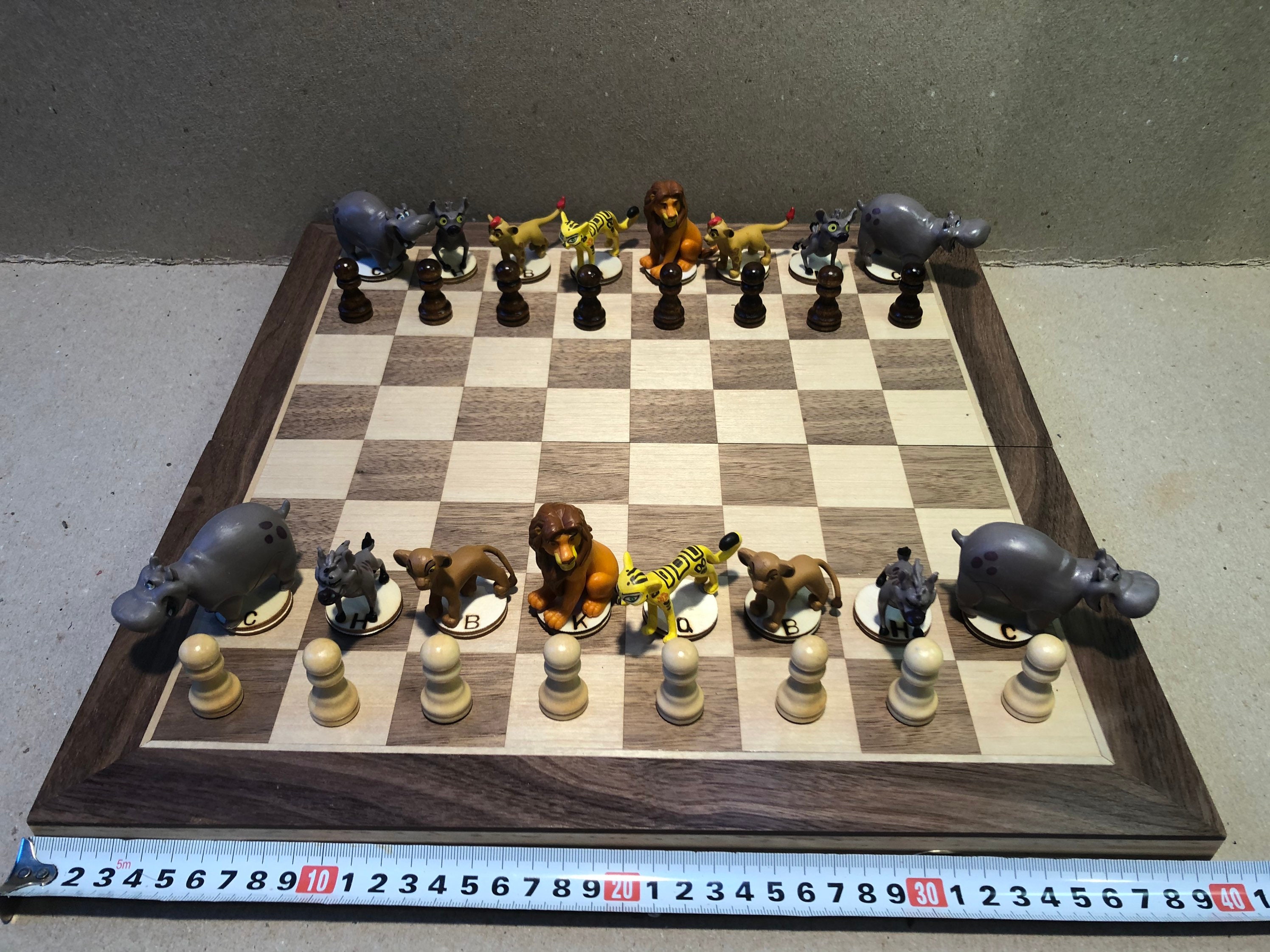 Lion King Chess Set - Etsy