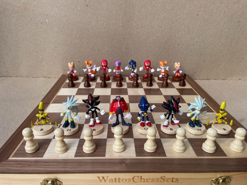 Sonic the Hedgehog Chess Set A - Etsy