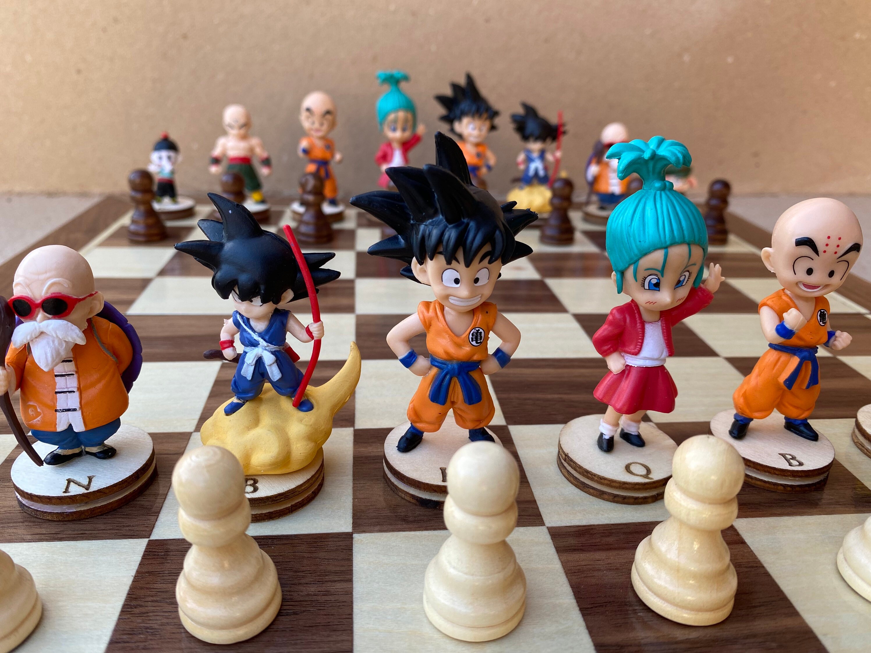 5 Dragon Ball Original Chess Set - Etsy