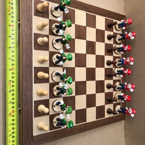 Mario V Luigi Chess Set - Etsy