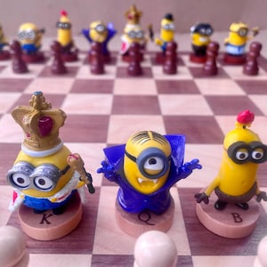 Hand Made Minions Chess Set - Etsy