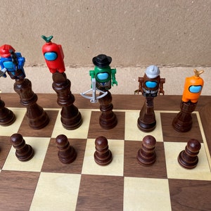 Among Us 3 Chess Set - Etsy