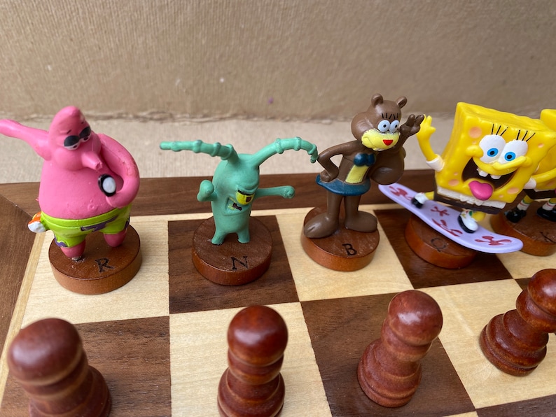 Sponge Bob Chess Set - Etsy