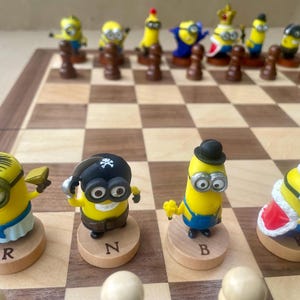Hand Made Minions Chess Set - Etsy