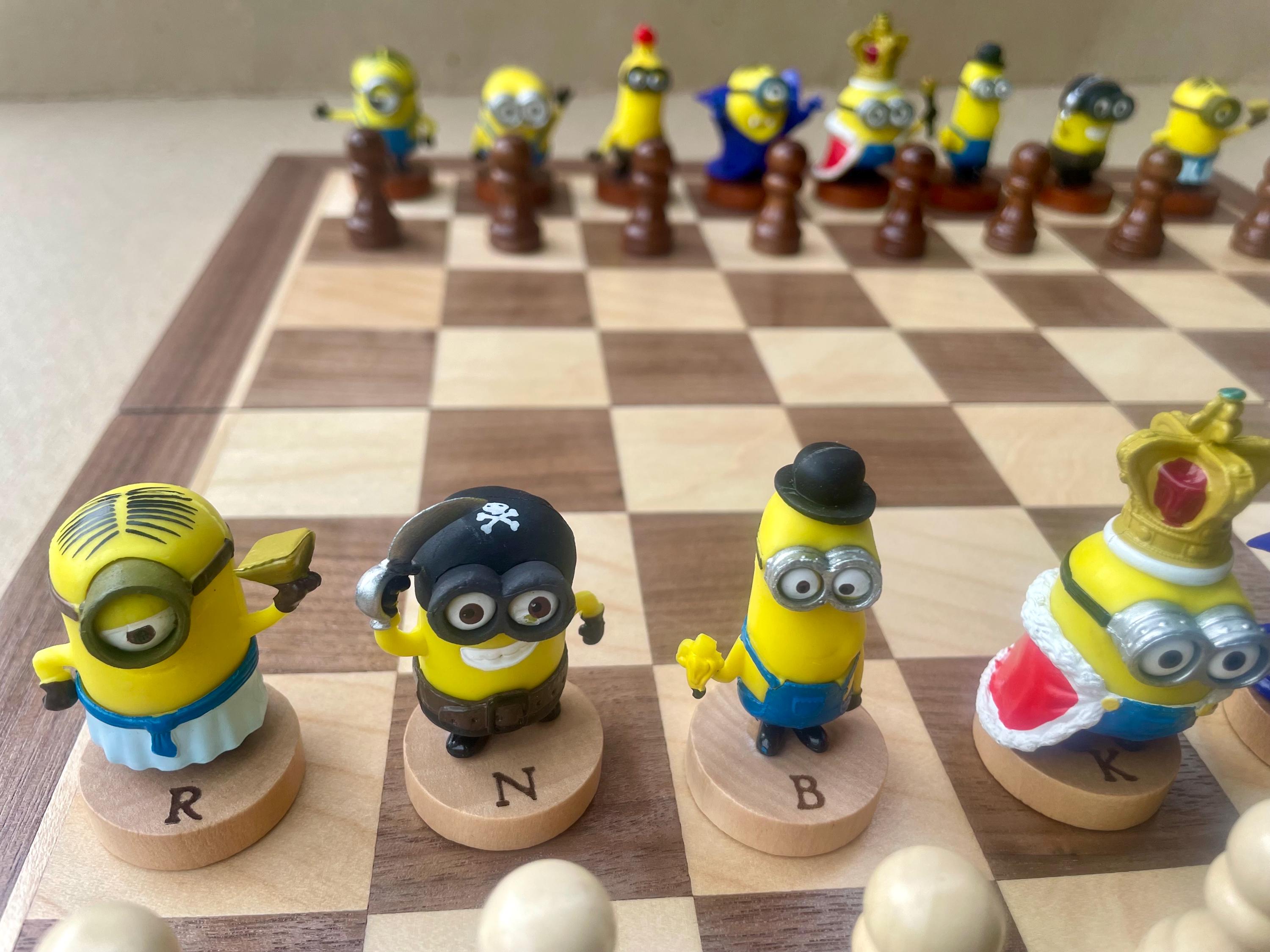 Hand Made Minions Chess Set - Etsy