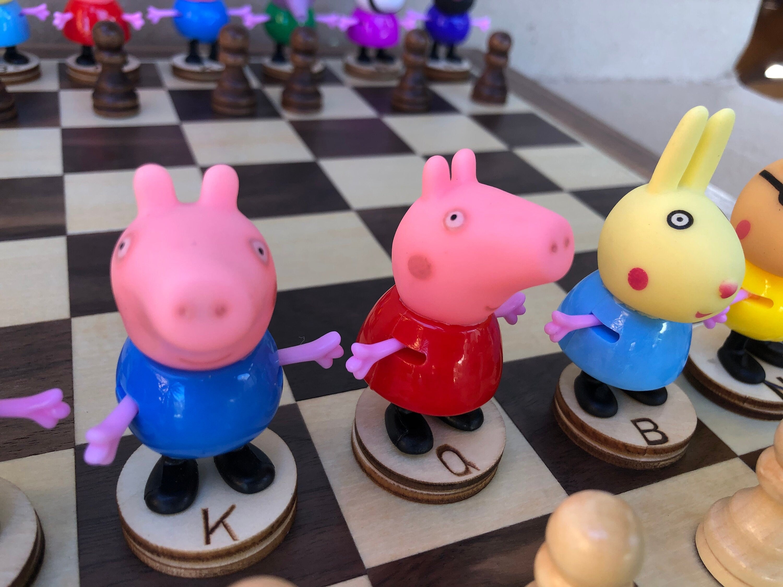 Pepper Pig Chess Set - Etsy