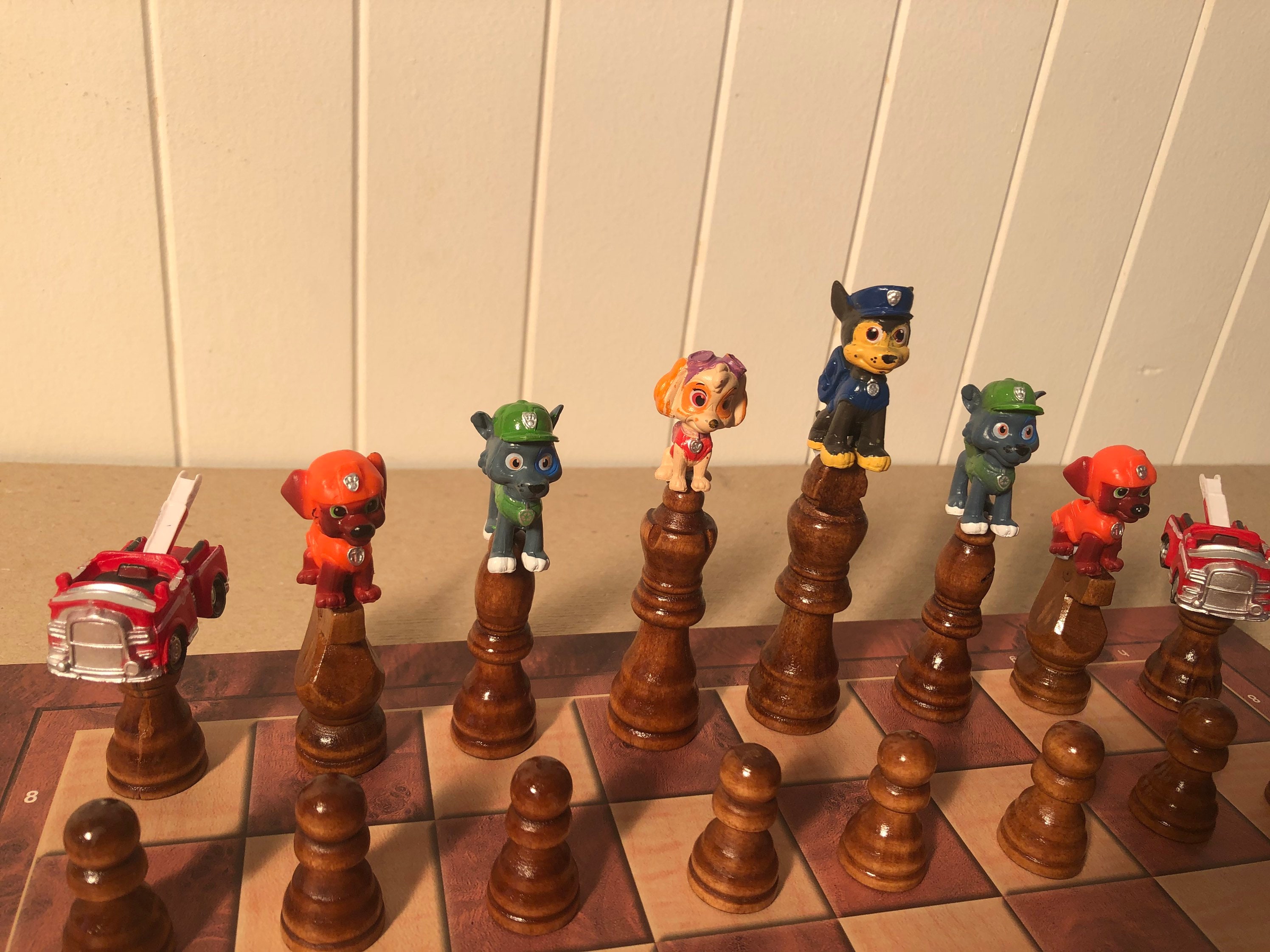 Paw Patrol Chess Set Etsy