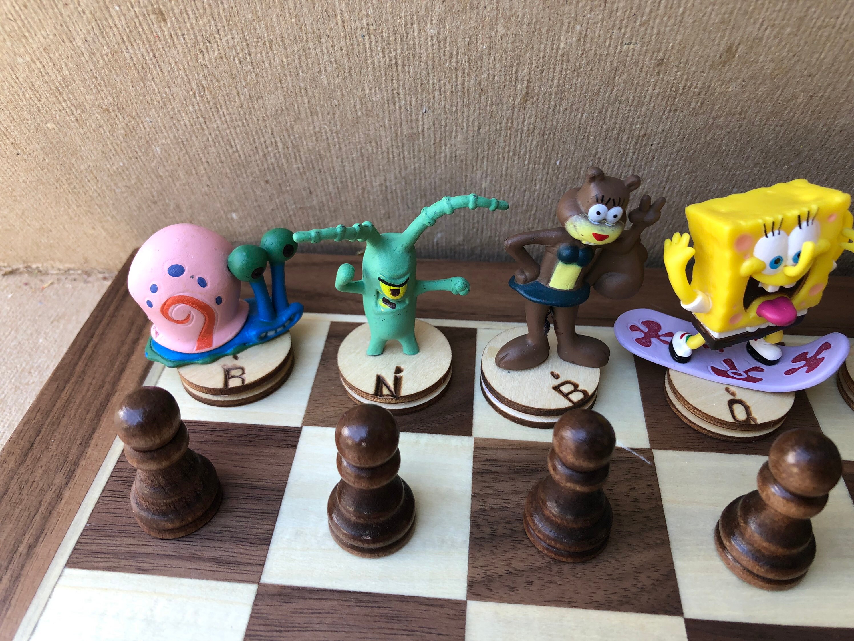 Sponge Bob Chess Set - Etsy