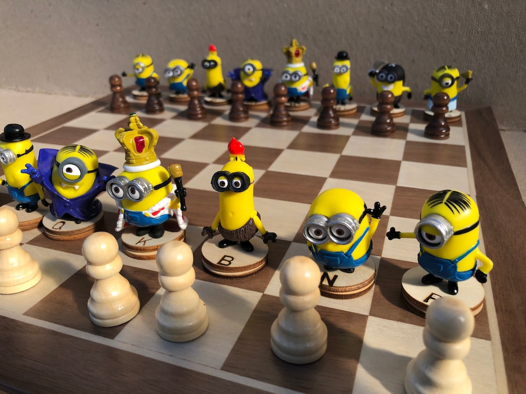 Hand Made Minions Chess Set - Etsy