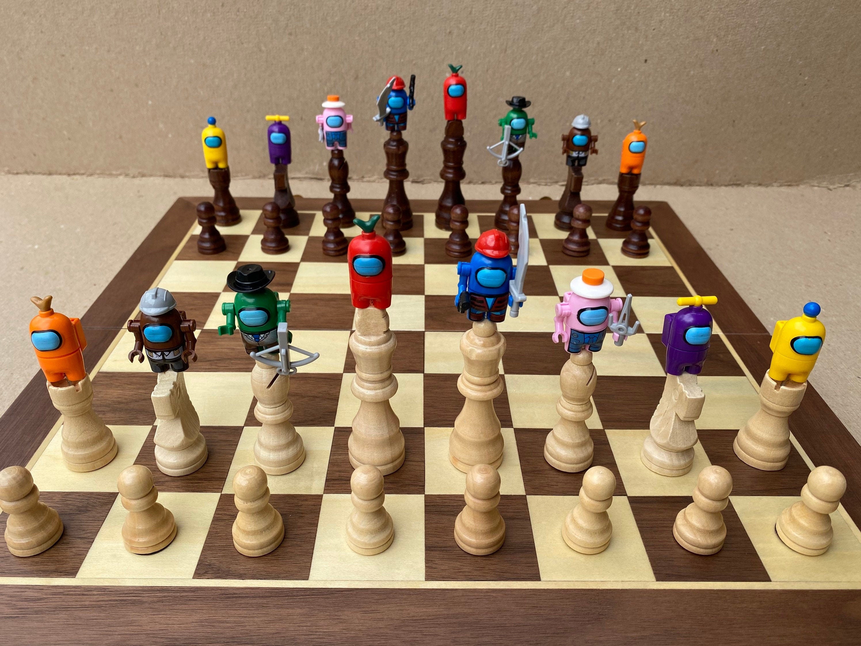 Among Us 3 Chess Set - Etsy
