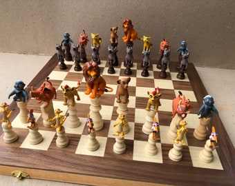 Lion King Chess Set | Etsy