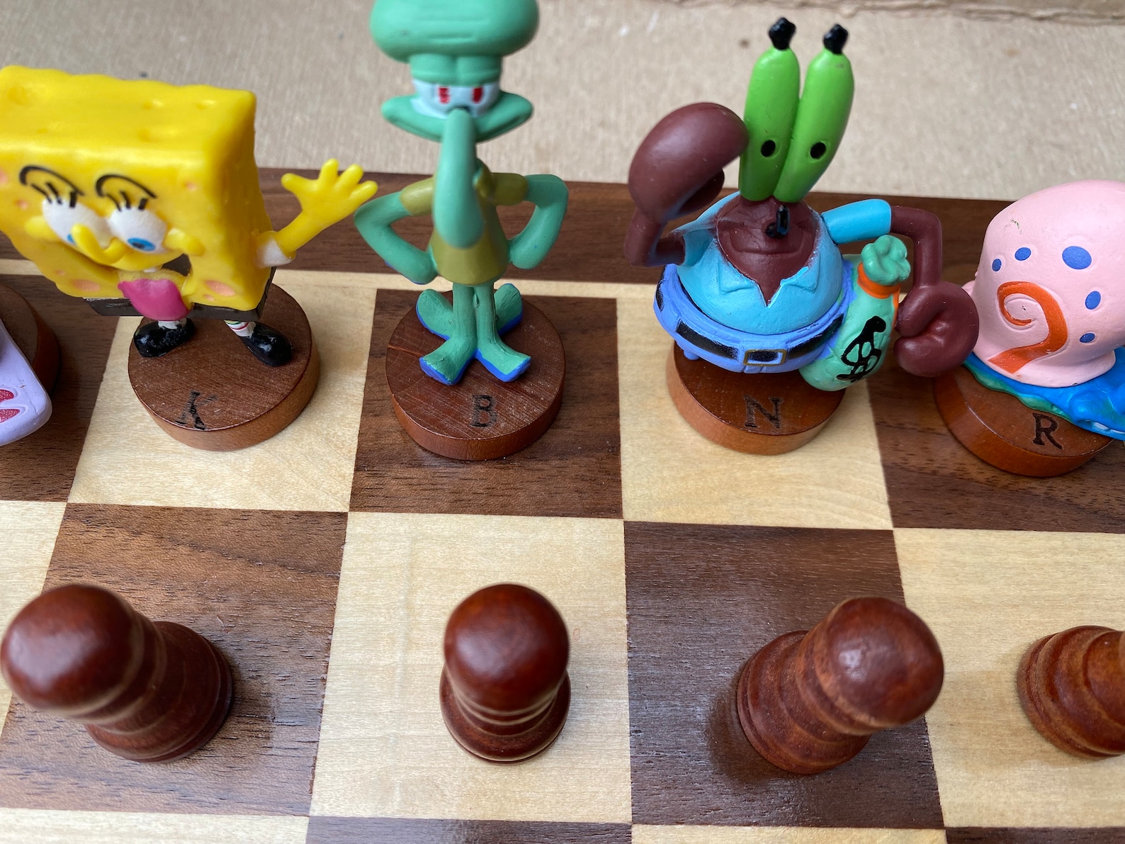 Sponge Bob Chess Set - Etsy