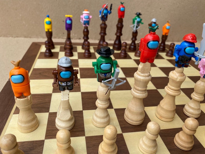 Among Us 3 Chess Set - Etsy