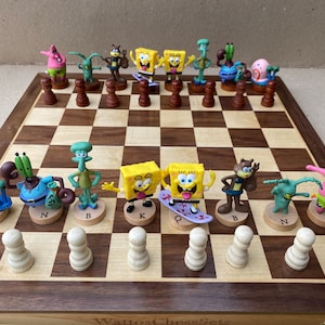 Sponge Bob Chess Set - Etsy