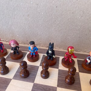 Super Hero Chess Set - Etsy