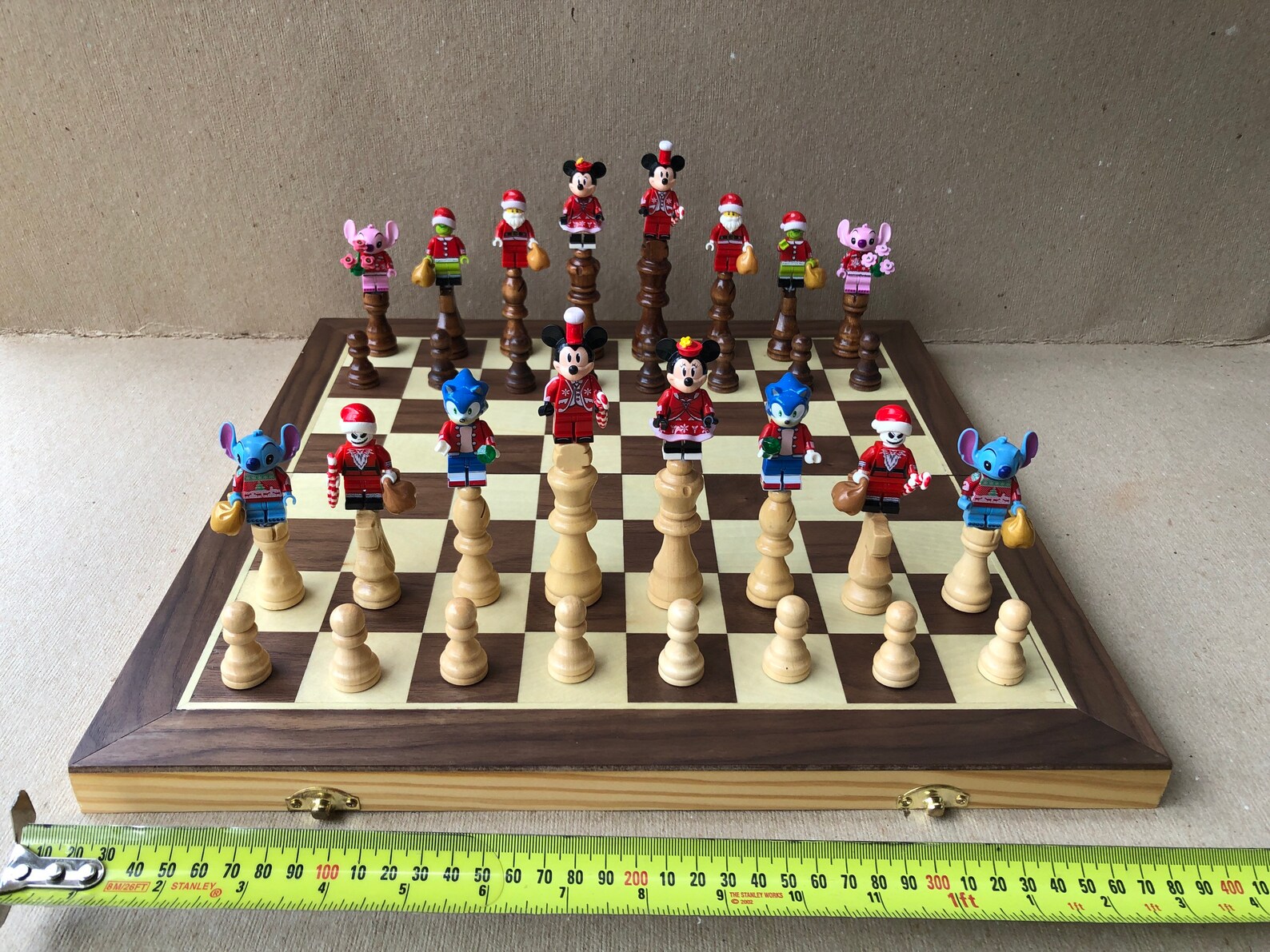 Mickey Mouse Block Chess Set | Etsy
