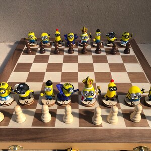 Hand Made Minions Chess Set - Etsy