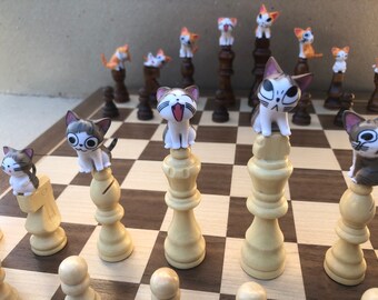 Magnetic Felt Lined Lion King Chess Set | Etsy